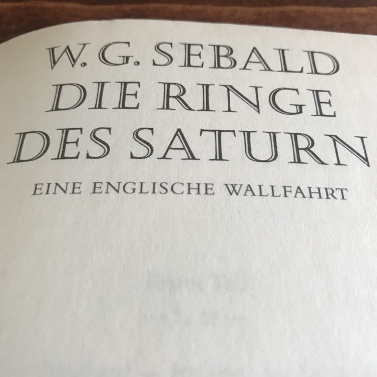 FROM THE ARCHIVES: An Interview with W. G. Sebald – Harvard Review